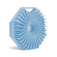 China Men Women Lead Free Silicone Shower Scrubber Gentle Exfoliating And Massage for sale