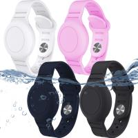 China Waterproof Silicone Airtag Bracelet for sale