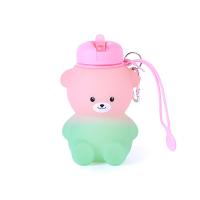 China Water Bottle,Collapsible Water Bottle for Kids,Cute Water Bottles -kawaii Cat Appearance - Portable Leak Proof, BPA Free for sale