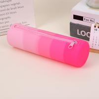 China Stylish Silicone Pencil Pouch Portable and Waterproof Pen Bag for Office Supplies for sale