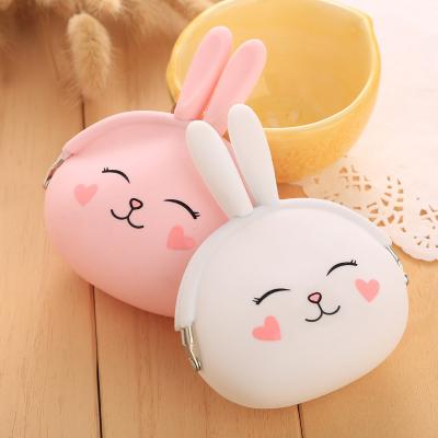 China Animal Change Pouch Small Silicone Purse For Children Toddlers Coin Change Earphone Container Girls Boys Christmas Gift for sale