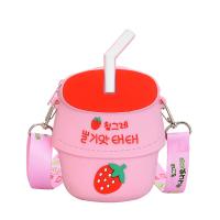 China Kwaii Silicone Pencil Case BPA Free Stationery Organizer Makeup Bag Crossbody Shoulder Purse Bag For Kids Christmas Gift for sale