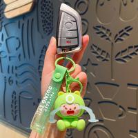 China Soft Silicone Custom Keychain Charms Stainless Key For Fashionable Bags Purse Handbag for sale
