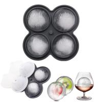 China Ice Cube Tray, 2.5inch Ice Cube Molds, 2 Cavity Silicone Rose & 2 Diamond Ice Ball Maker, Easy Release Large Ice Cube Form For Chilling Cocktails, Whiskey, Bourbon & Homemade Juice for sale