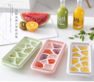 China Ice Cube Trays 4 Pack, 56 Pcs Silicone Ice Cubes Tray Maker With Spill-Resistant Removable Lid, Easy Release & Pop Out, LFGB And BPA Free, Stackable Flexible, For Baby Food, Cocktail, Coffee for sale