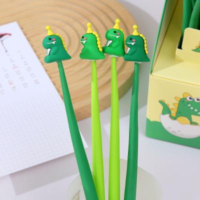 China Cute Dinosaur Black Ink Pens,Cartoon Fun Kawaii Writing Gel Pens For Kids Office School Supplies,16pcs Set (Cute Dinosaur) for sale