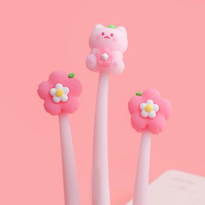 China Squishy Pens For Kids,Cartoon Cute Fun Pens,Black Gel Ink Pens For Kids Party Favors Classroom Prizes School Office Home Supplies for sale