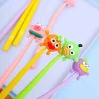 China Cute Novelty Gel Ink Pens Cartoon Animal 0.5 Mm Black Ink Pens Bulk For Kids Office School Supplies Christmas Party Gift for sale