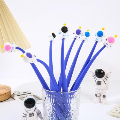 China 12PCS Cute Astronaut Shaking Gel Pens 0.5 Mm, Black Ink Gel Writing Pens For Office School Supplies Students Children Gift for sale