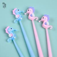 China Cute Cartoon Blue Gel Ink Pens Cartoon Animal Writing Pens 0.5 Mm Assorted Styles Pens Stationery For School Office Home Student Kids Birthday Present for sale