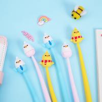 China Cute Cartoon Gel Ink Pens Cartoon Animal Writing Pens 0.5 Mm Assorted Styles Pens Stationery For Office Present for sale