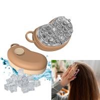 China Ice Therapy Scalp Massage Comb – Cold Scalp Massager For Hair Growth, Stress Relief, Dandruff Control & Headache Relief | FDA Silicone | Reusable Cooling Brush For Men, Women & All Hair Types for sale