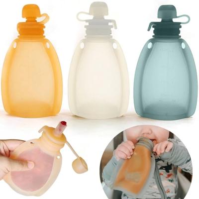 China 150ML Reusable Silicone Breastmilk Storage Bags – Leakproof, BPA-Free, Freezer-Safe & Sterilizable Pouches For Pumping Moms Seeking A Sustainable And Safe Milk Storage Solution for sale