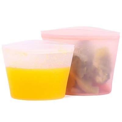 China Premium Reusable Silicone Food Storage Bags For Freezing, Cooking & Organizing – Leak-Proof, Odor-Resistant & Easy To Clean – The Ideal Sustainable Alternative To Disposable Plastic Food Containers for sale