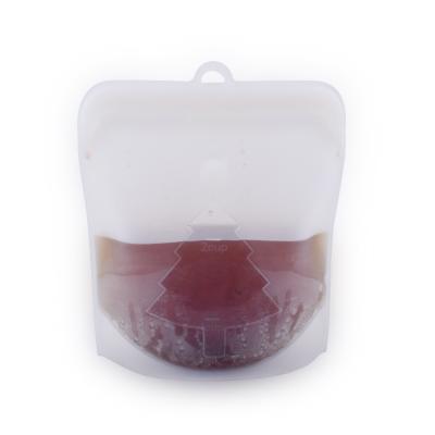 China 1000ML Reusable Silicone Food Storage Bag – Leakproof, BPA-Free, Eco-Friendly & Heat Resistant Container For Meal Prep, Freezer Storage, Sous Vide Cooking, Microwave Use, Travel, And Plastic-Free for sale