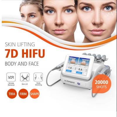China 7D Wrinkle Remover HIFU Body Slimming Machine With 7 Cartridges 20000 Shots for sale