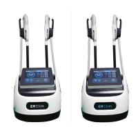 China Dual Way Control Slimming Body Shaping Machine RF Electromagnetic Stimulator for sale