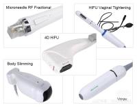 China 6 In 1 HIFU Vaginal Tightening Microneedling RF Machine For Face Lifting Anti Wrinkle for sale