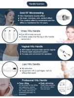 China 6 In 1 HIFU Vaginal Tightening Microneedling RF Machine For Face Lifting Anti Wrinkle for sale
