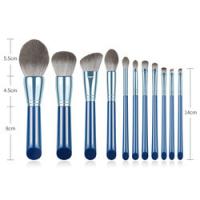 China OEM Animal Hair Make Up Brushes With PU Bag Two Color for sale