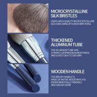 China OEM Animal Hair Make Up Brushes With PU Bag Two Color for sale