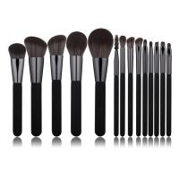 China Fluffy Vegan Synthetic Glitter Make Up Brush Set Custom Label For Face for sale