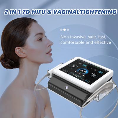 China 7D 9D HIFU Beauty Machine 2 In1 Facial Vaginal Tightening Wrinkle Removal for sale