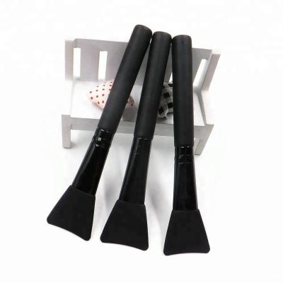 China Mini Facial Mask Brush Silicone Brushes Clay Mask Facemask Applicator Short Handle for sale
