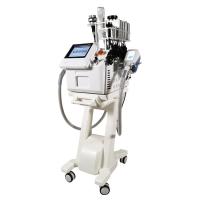 China 3 Handles Vacuum Cavitation Slimming Machine 5MHz Loss Weight for sale