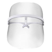 China 3 Colors LED Light Skin Mask Transparent , Rechargeable pdt light therapy device for sale