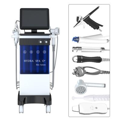 China Commercial 9 in1 Oxygen Hydrafacial Machine , 90Kpa Skin Spa Machine for sale