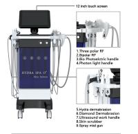China Commercial 9 in1 Oxygen Hydrafacial Machine , 90Kpa Skin Spa Machine for sale
