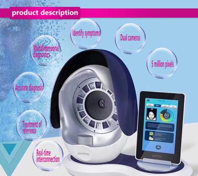 China White Facial Skin Analyzer RGB UV , Magic Mirror Skin Analysis System for sale