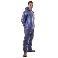 China PP+PE Film Lamination Disposable Coverall Suit Non - Toxic For Hospital / Building Construction for sale