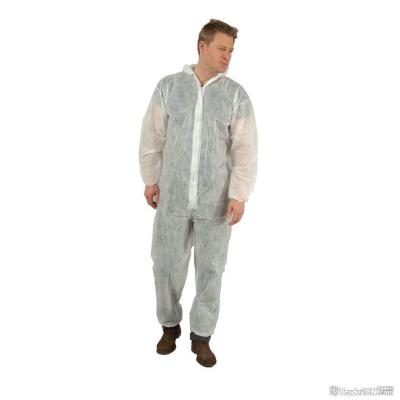 China Disposable Clean Room Suits , Disposable Safety Coveralls Disposable Safety Coveralls for sale