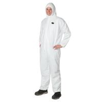 China Waterproof Microporous Disposable Coverall Suit Non Woven Clothes S-5XL for sale