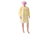 China Anti - Bacteria Medical Lab Jackets , Non Woven Colored Lab Coats With Knit Cuffs  for sale