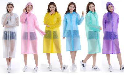 China Unisex Disposable PVC Rain Poncho Throw Away Lab Coats CE / ISO9001 OEM for sale