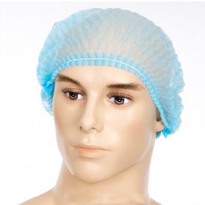 China Single Elastic PP Clip Caps Disposable Non Woven Medical Mob Caps for sale