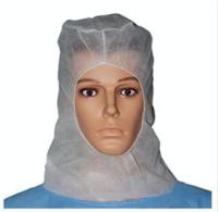 China Medical Consumable Disposable Head Cap Non Woven Hood Style Samples Free for sale