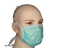 China Breathable Health Care Medical Disposable 3 Ply Non Woven Face Mask With Tie for sale