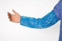 China Medical Polymer Materials Disposable Sleeve Covers PE Polyethylene Oversleeve for sale