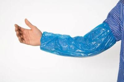 China Medical Polymer Materials Disposable Sleeve Covers PE Polyethylene Oversleeve for sale