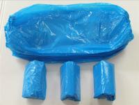 China Polyethylene PE Blue Disposable Sleeve Covers Smooth / Embossed Surface 10pcs / Roll for sale