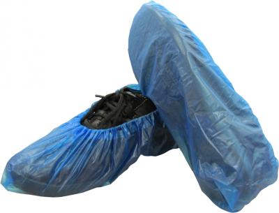 China Disposable CPE Shoe Cover Plastic Overshoe Made By Hand Wholesale for sale