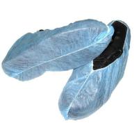 China Fluid Resistant Disposable Foot Covers PP+PE Coating Protective Overshoe for sale