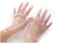 China Dirt Proof Cleaning Transparent Disposable Gloves Food Grade Aseptic Technique for sale
