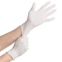China Disposable Medical Examination Latex Gloves Powder Or Powder Free for sale