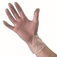 China Medical Disposable Vinly Gloves Clear PVC  Powder Free Or Powdered for sale