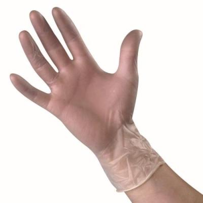 China Medical Disposable Vinly Gloves Clear PVC  Powder Free Or Powdered for sale